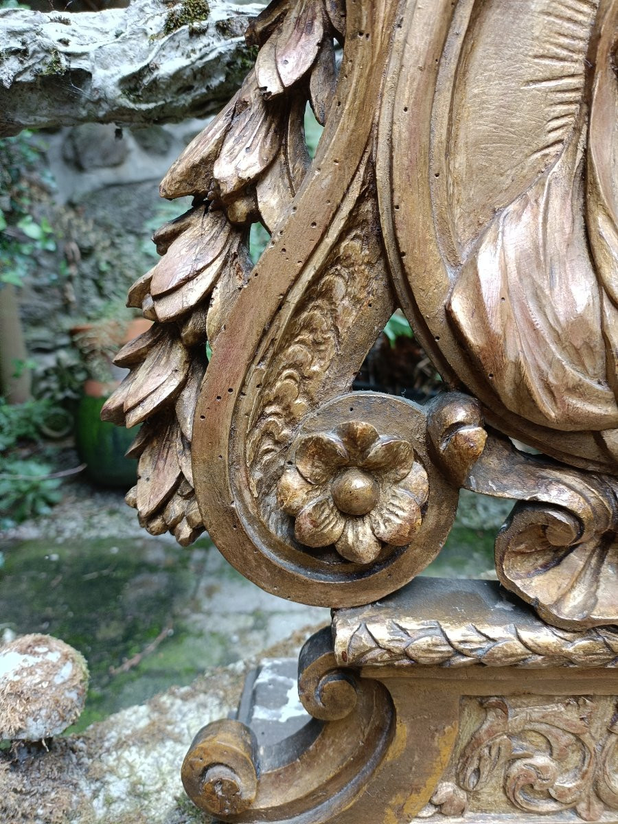 Proantic: Gilded Wood Altar Decoration.