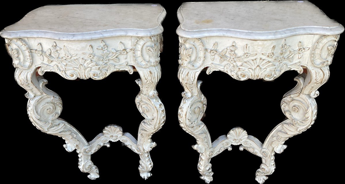 Proantic: Pair Of Regency Corner Cupboards