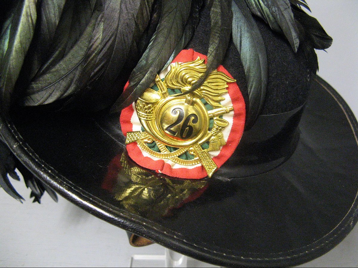 Proantic: Bersaglier Cap Of The 26th Infantry Regiment.