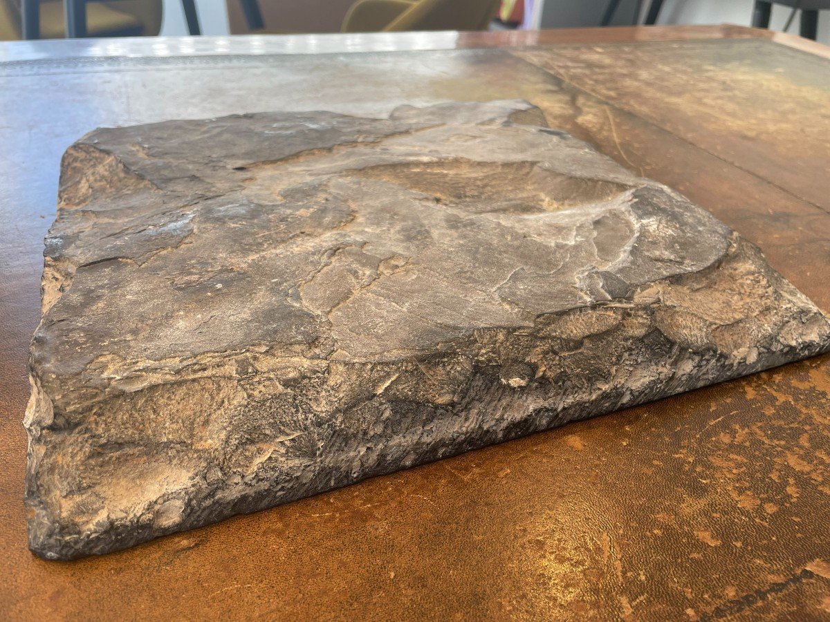 Proantic: Altar Stone In Black Marble With Its Relic - Nineteenth