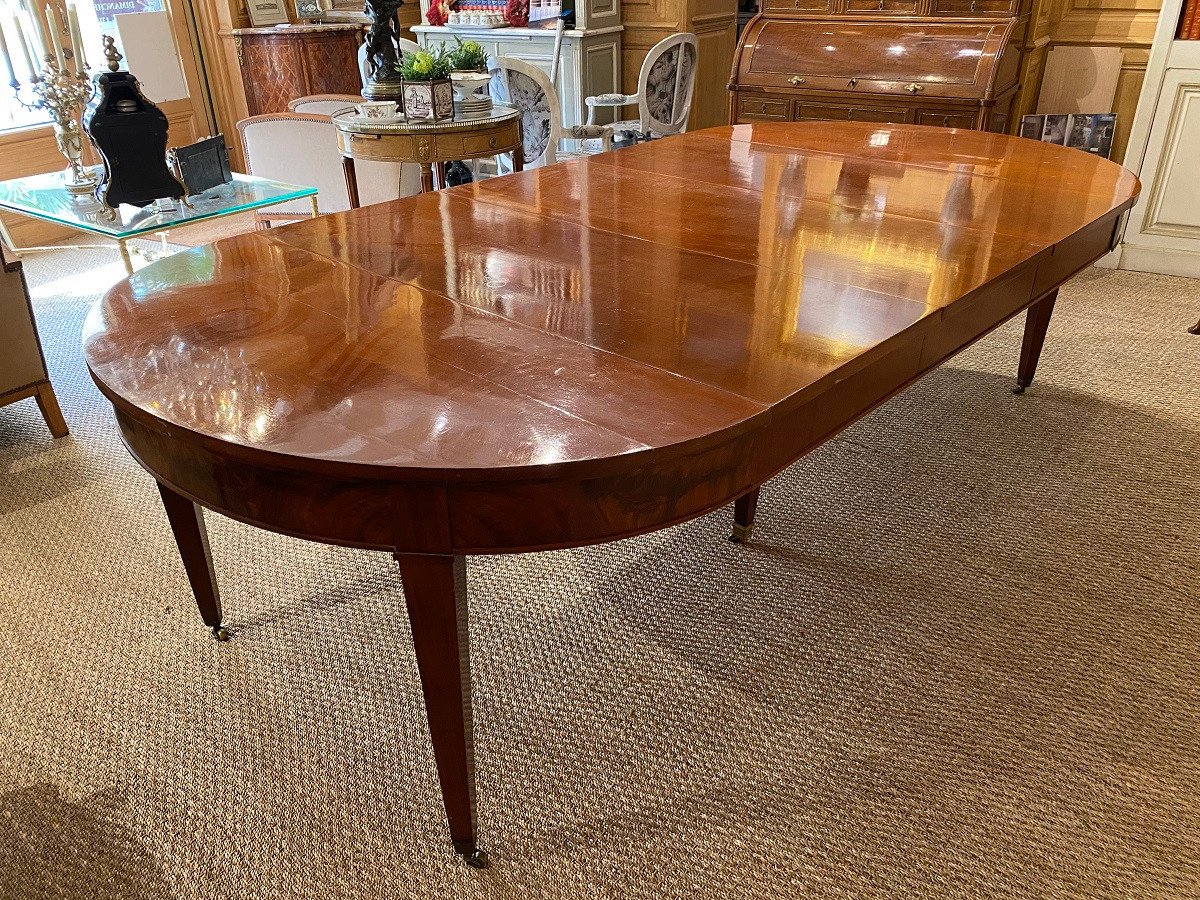 Proantic: Grande table de salle à manger en acajou de Cuba