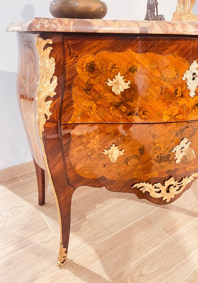 Proantic: Commode Louis XV , Estampillée Pierre Roussel ( 1723-1782 )