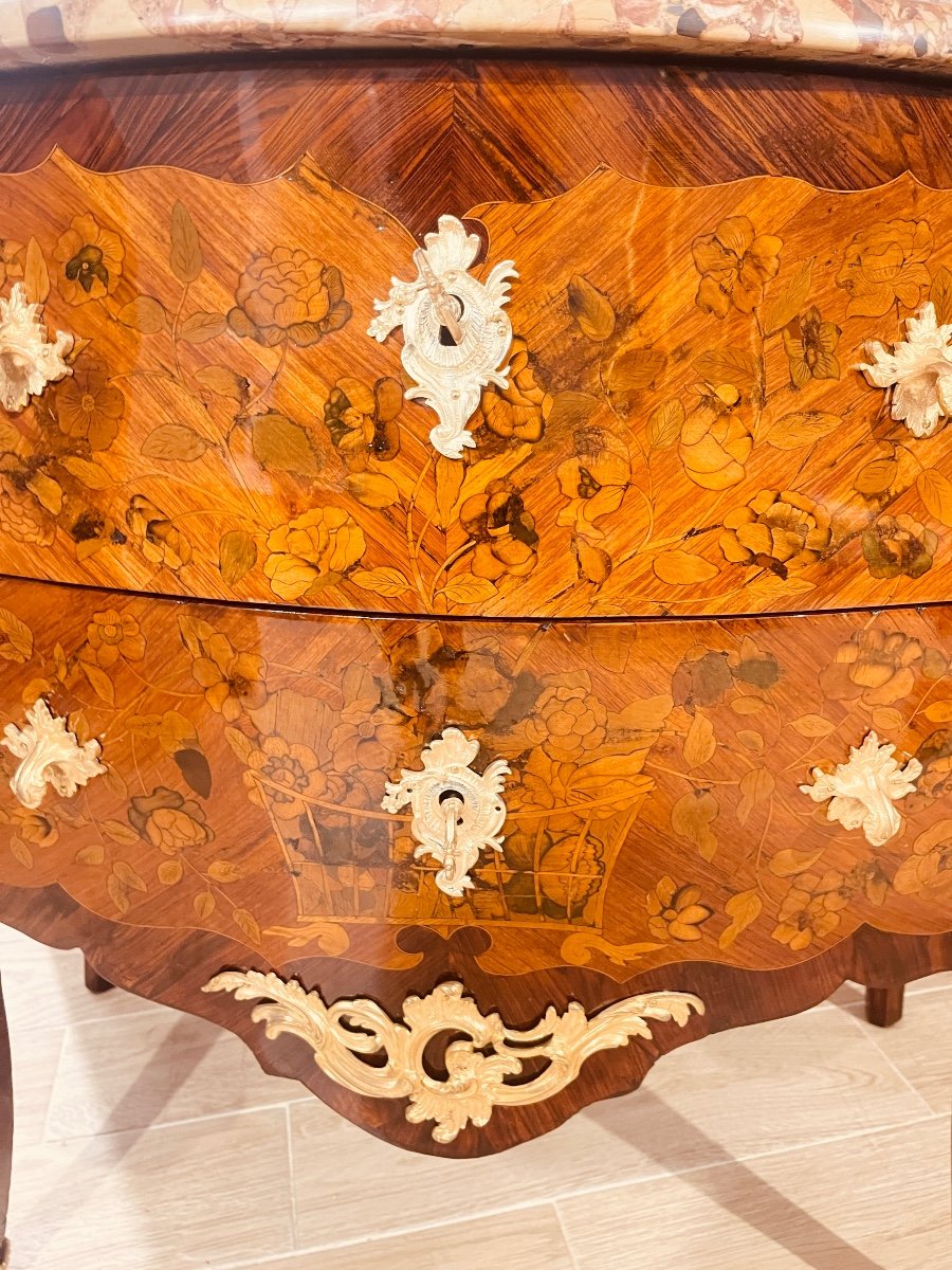 Proantic: Commode Louis XV , Estampillée Pierre Roussel ( 1723-1782 )