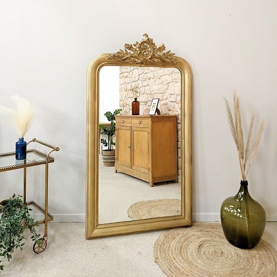 Proantic: Antique Golden Color Mirror