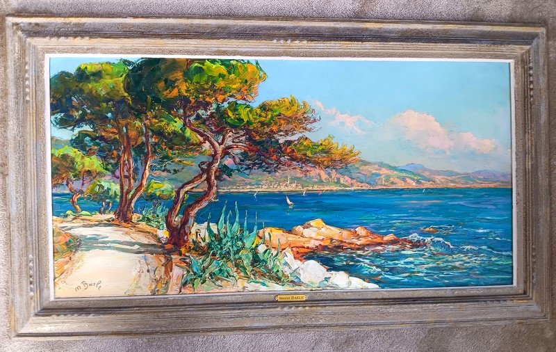 Proantic: Maurice Barle (1903-1961) Golfe De Saint-tropez Mer Médite