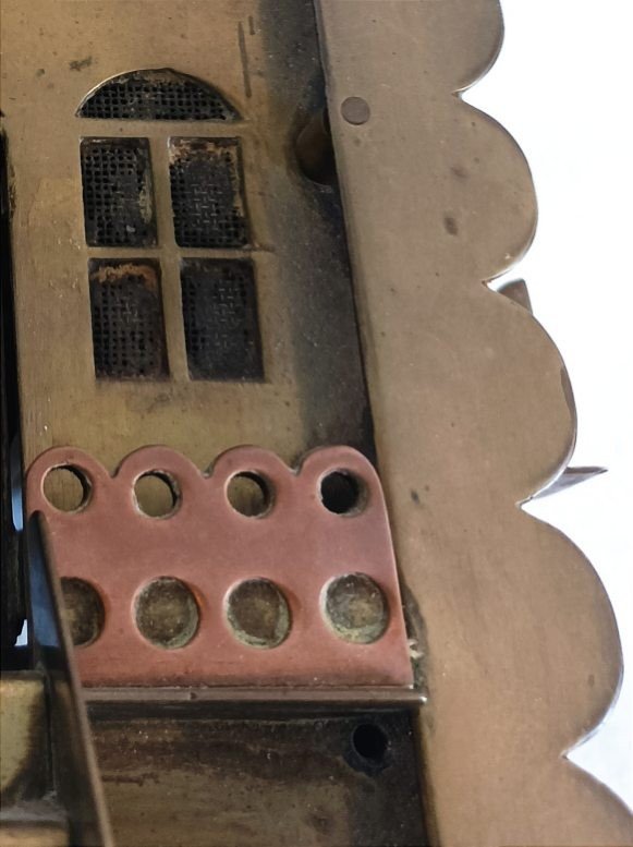 Proantic: Tire Read Mill Mechanism 14 -18 Ww1 Brass Copper Trench Art