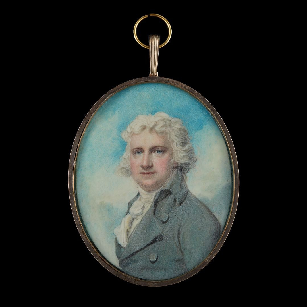 Proantic: Miniature Portrait Of John Harrison (1755-1818)