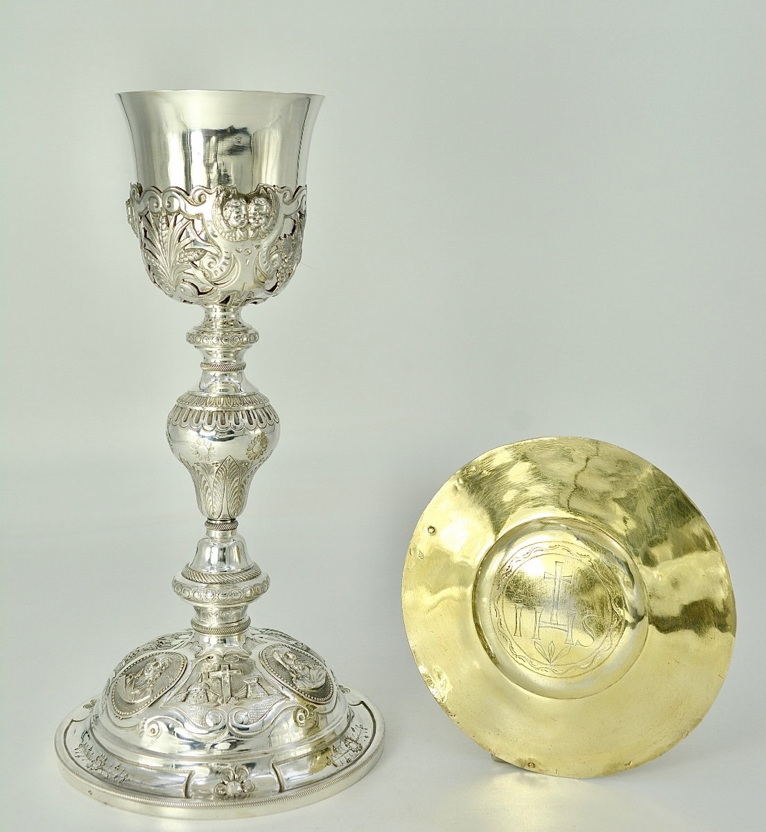 Proantic: Silver Chalice France 19th Century By Favier Orfevre