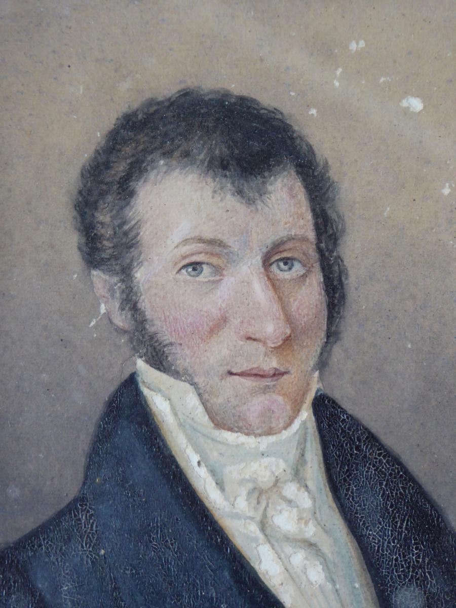 Portrait Of A Man, XIX Century.