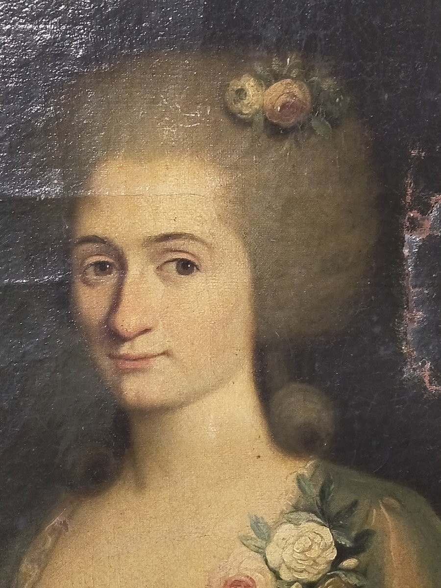 Proantic: Portrait Of A Woman From The 18th Century