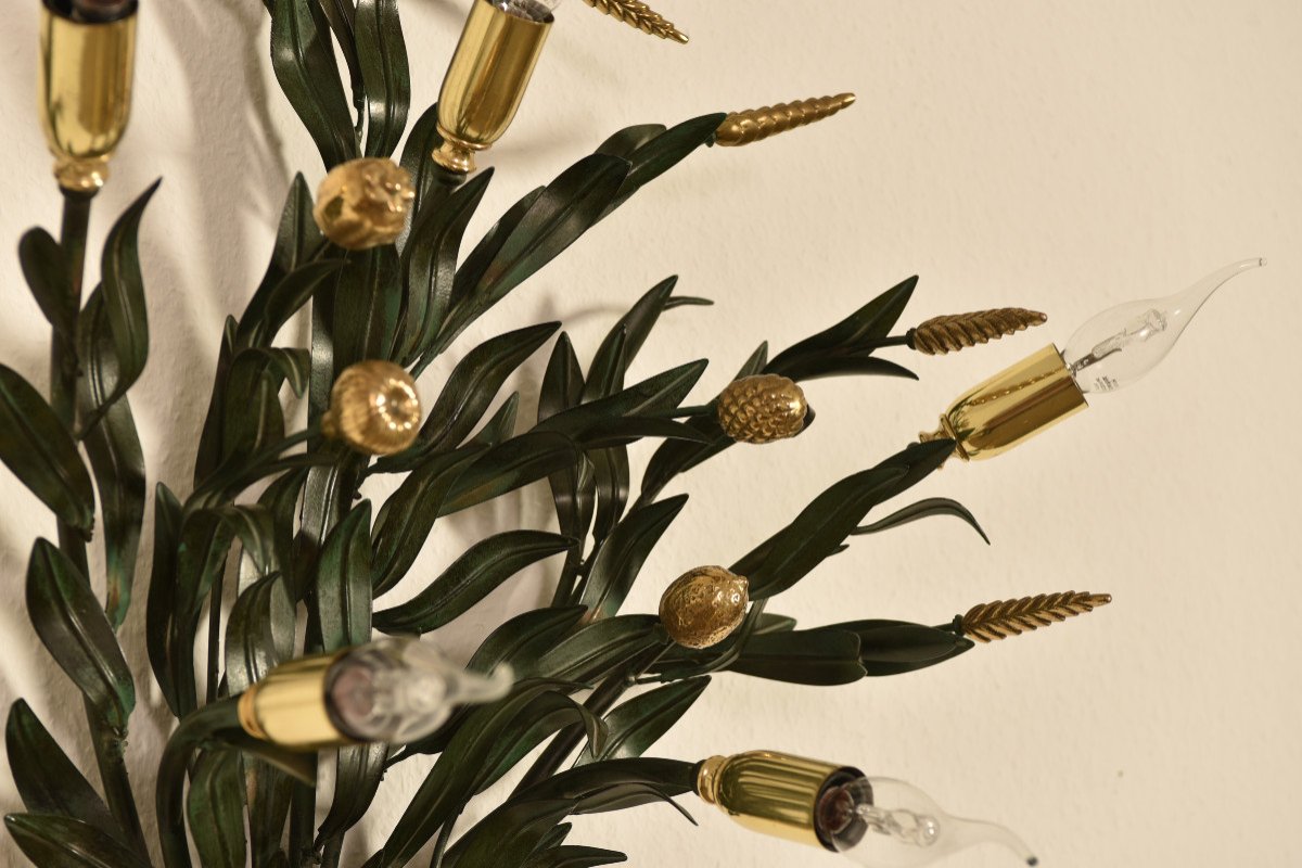 Proantic: Imposing Design Wall Lamp From The 1960s.