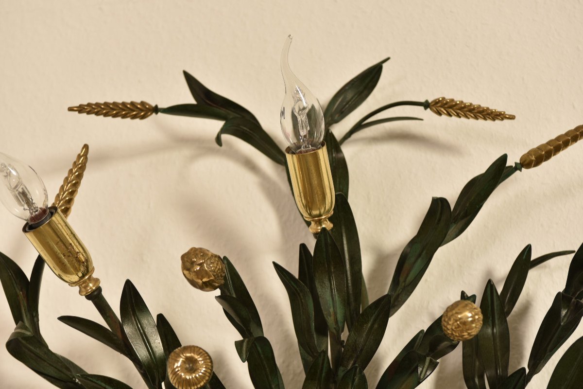 Proantic: Imposing Design Wall Lamp From The 1960s.