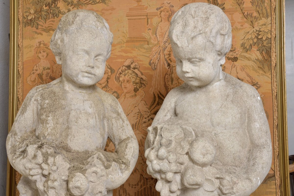 Proantic: Haus Der Wannsee-konferenz. Deux Sculptures Ayant Appartenu