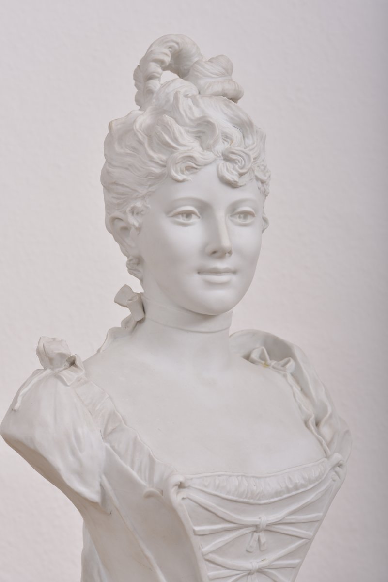 Proantic: Imposant Buste Signé G.levy 1820-1889.