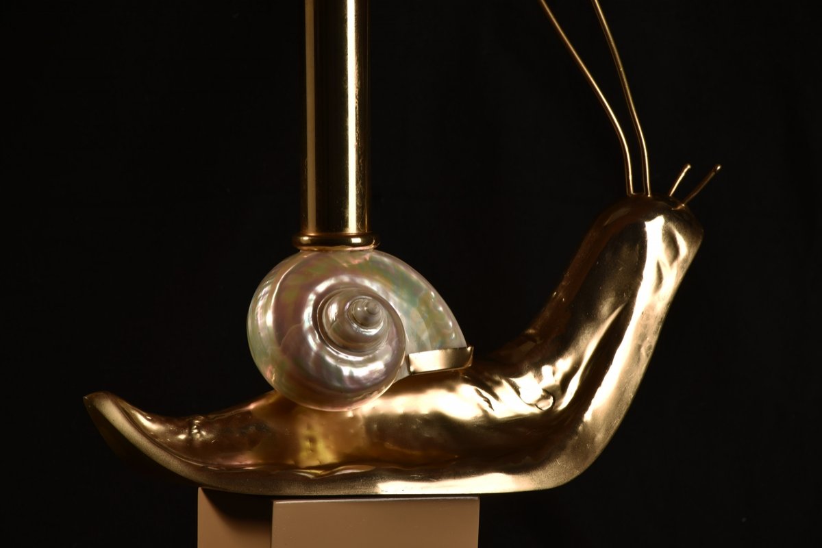 Proantic: Snail Lamp From The 60s.