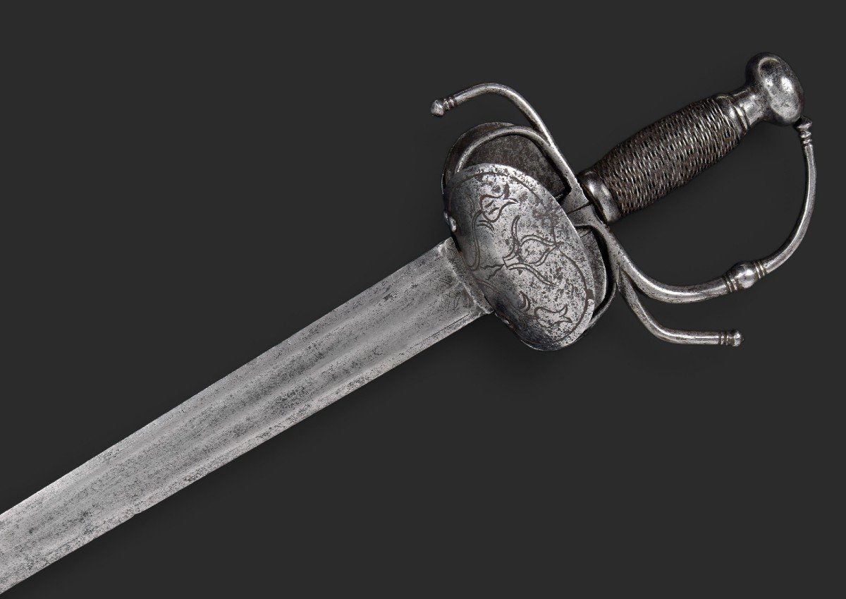 Proantic: Cavalry Officer's Sword. Spain, Philip V Period (1700-1740)