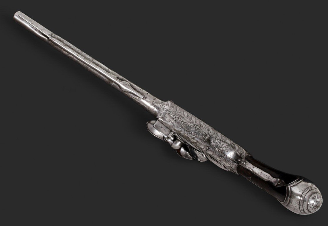 Proantic: Ottoman Flintlock Pistol. Circa 1800-1820.