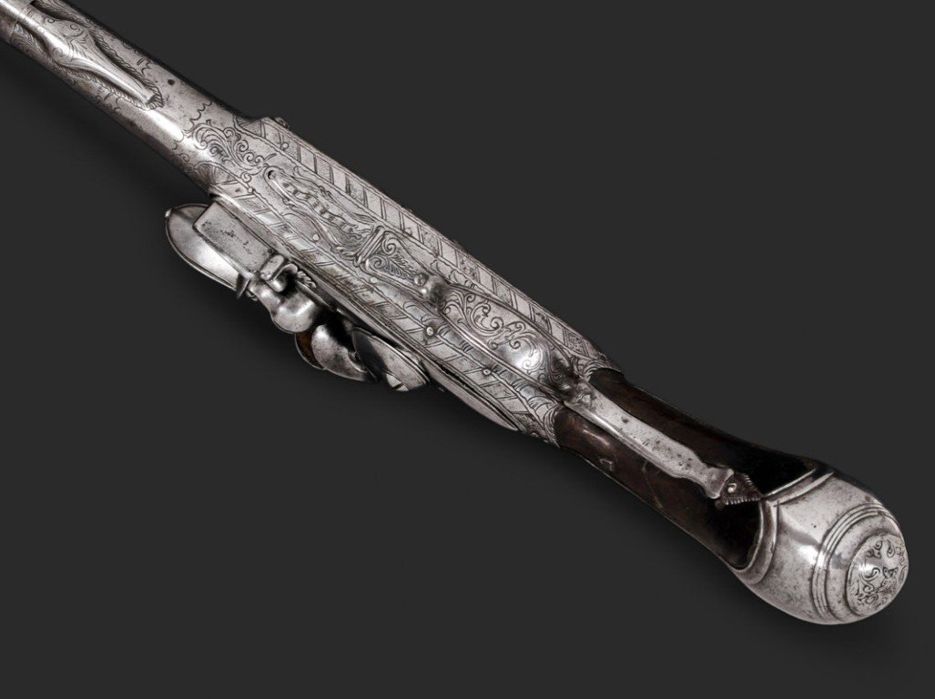 Proantic: Ottoman Flintlock Pistol. Circa 1800-1820.