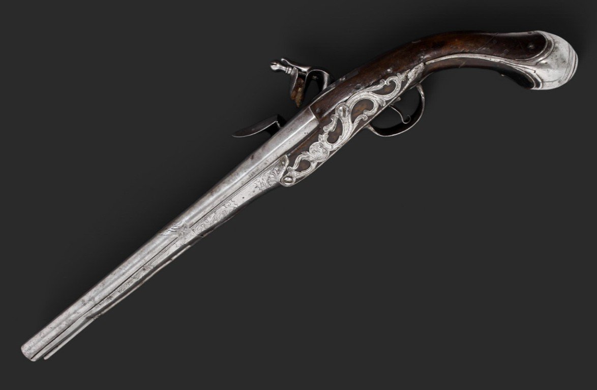Proantic: Ottoman Flintlock Pistol. Circa 1800-1820.