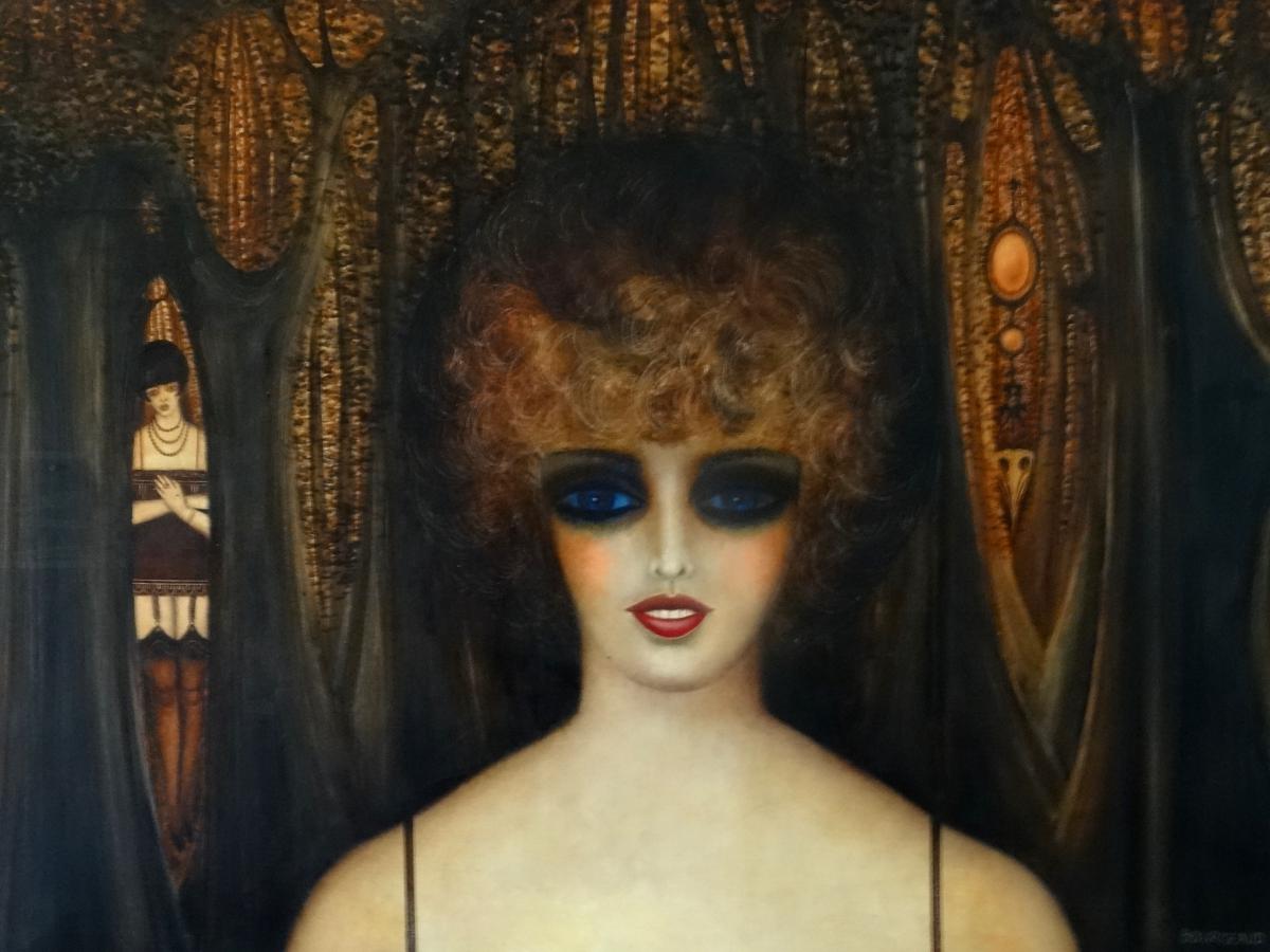 Peinture Erotique Roland Bourigeaud 1972 Tableaux Autre Genre
