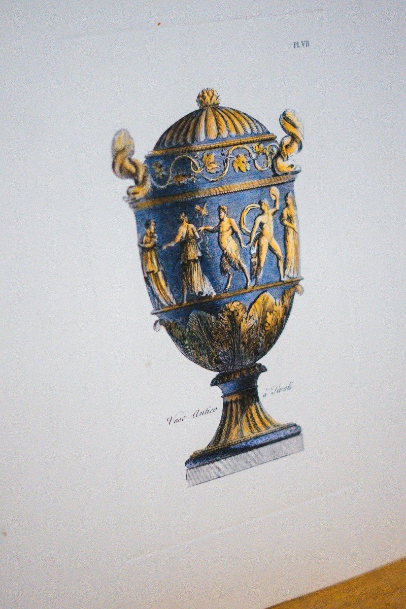 Proantic: Print Engraving Vaso Antico In Tivoli