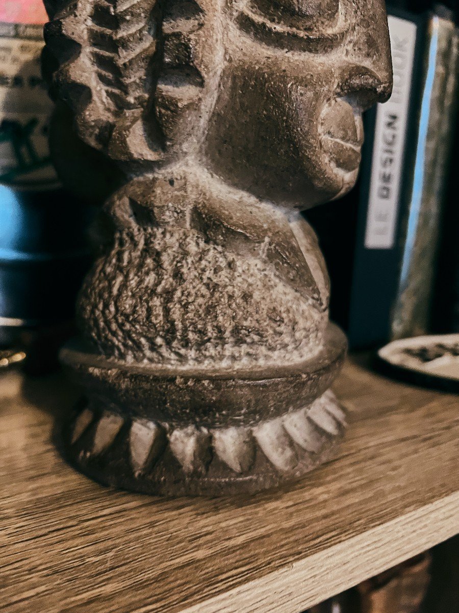 Proantic: Ancient Inca Statuette In White Stone