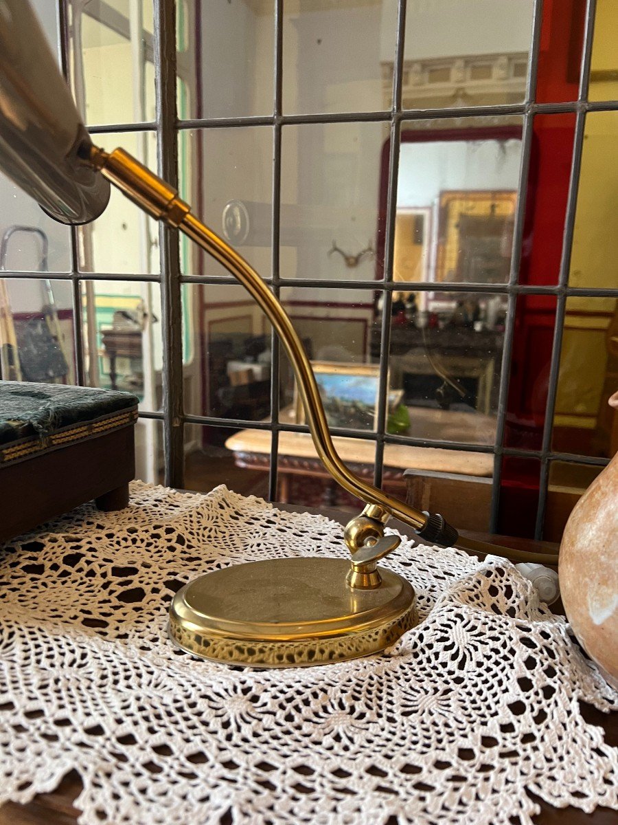Proantic: Golden Lawyer Desk Lamp