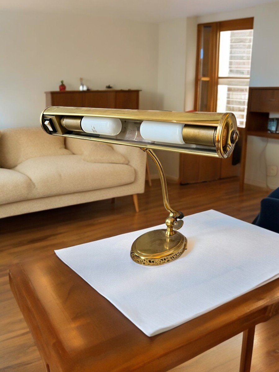 Proantic: Golden Lawyer Desk Lamp
