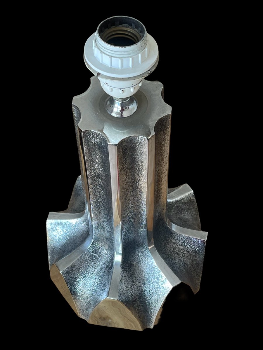 Proantic: Vintage Britalist Chrome Lamp Base 1970 Design