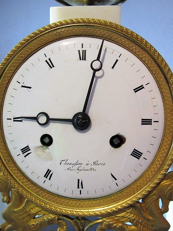 Proantic: Empire Period Portico Pendulum