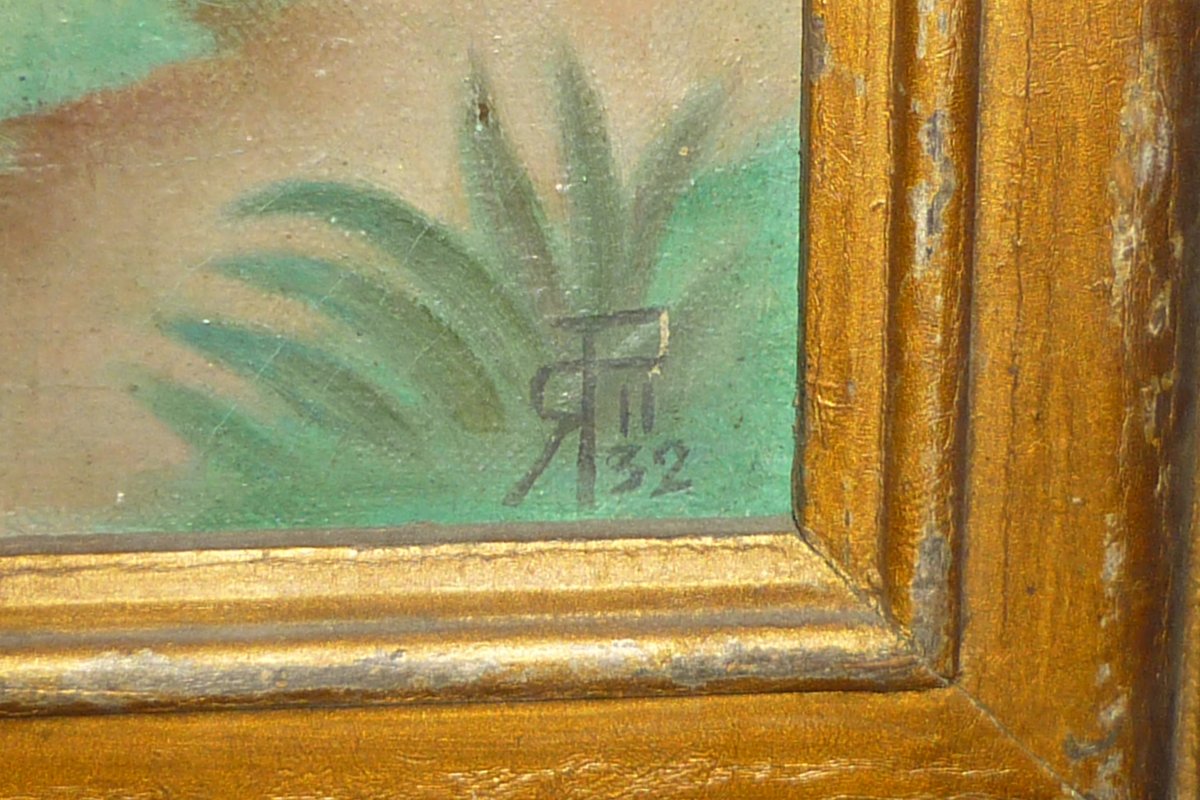 Proantic: Huile Sur Toile Par Richard Floethe (1901-1988). Jeune Caval