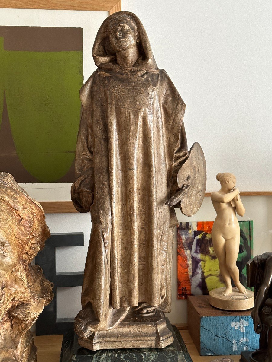 Proantic: Fra Angelico - After Jean Boucher - Patinated Plaster