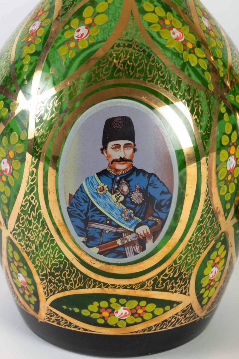 Proantic Pair Of Bohemian Glass Carafe