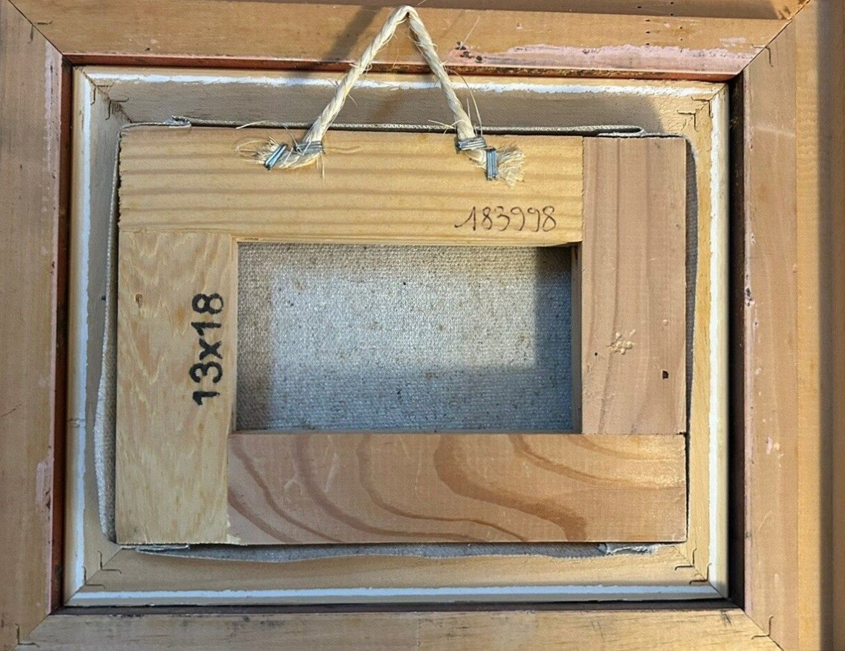 Proantic: Francis Cristaux, Lively Beach, Oil On Canvas Signed Lower L