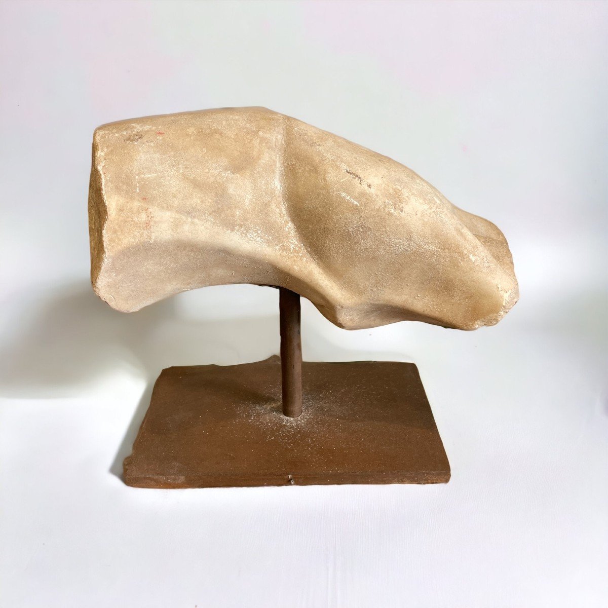 Proantic: Fragment Of A White Marble Hand - 16th Century