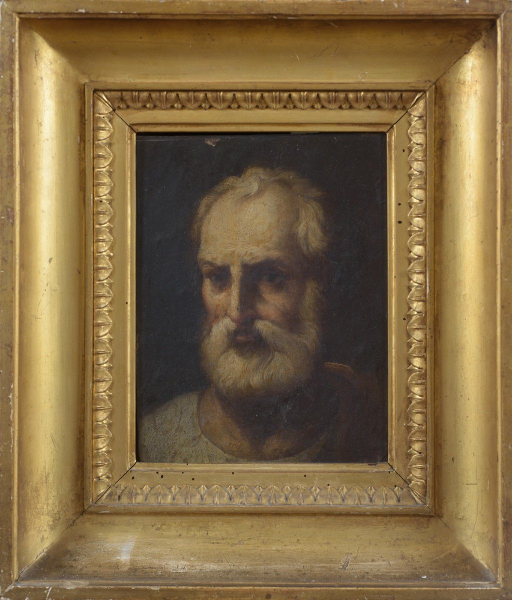 Proantic: Portrait Of An Old Man - 16th Century