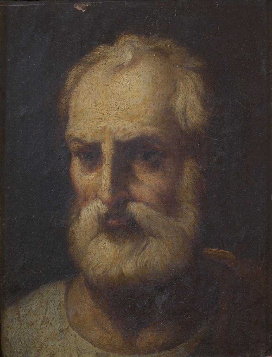 Proantic: Portrait Of An Old Man - 16th Century