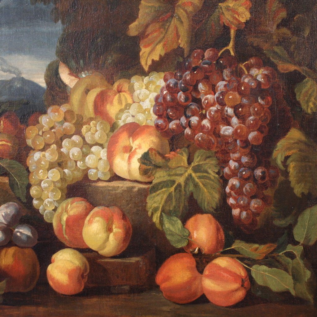 Proantic: Antique 17th-century Italian Painting, Still Life With Fruit