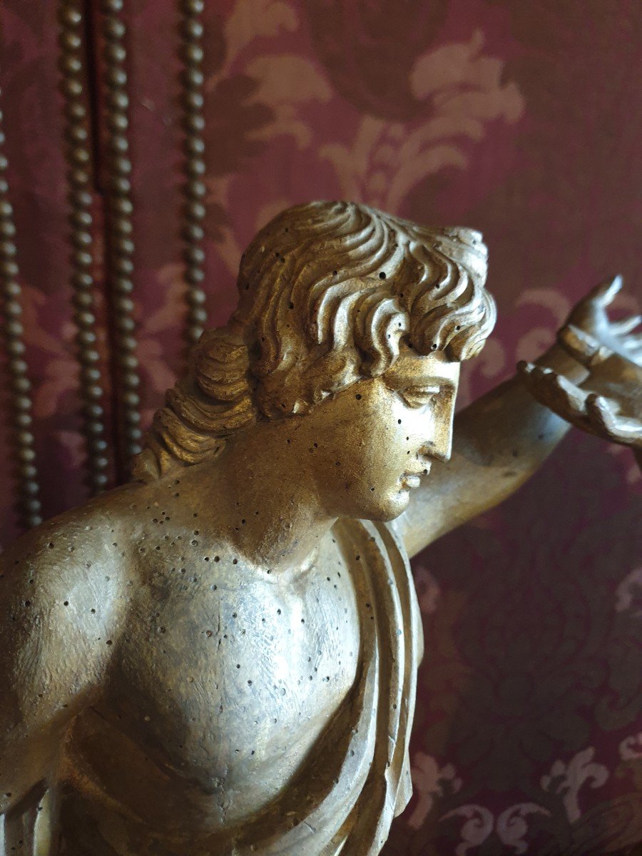 Proantic: Pair Of 18th Century Wooden Altar Angels