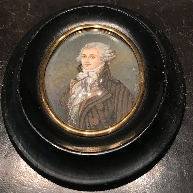 Proantic: Miniature On Ivory 18 Idem Century