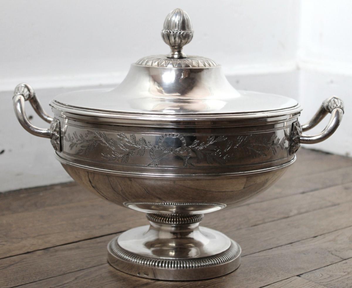 Proantic: Tureen Louis XVI Lined Jacques De Daumy