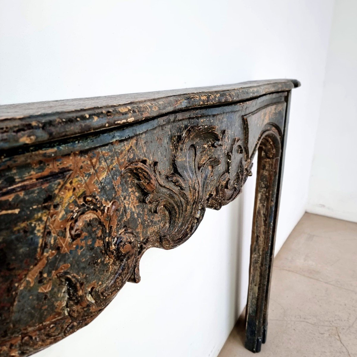 Proantic: 18th Century Carved Wooden Fireplace