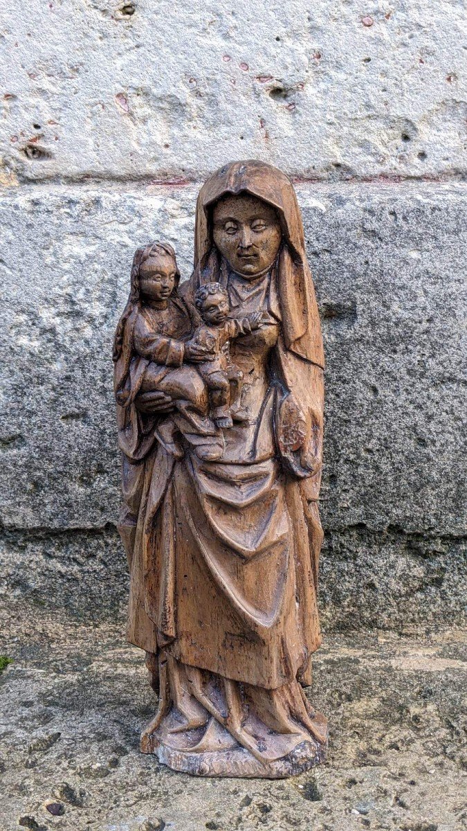 Remarkable St Anne Trinitarian Late Gothic Maline Doll Circa 1500 ...
