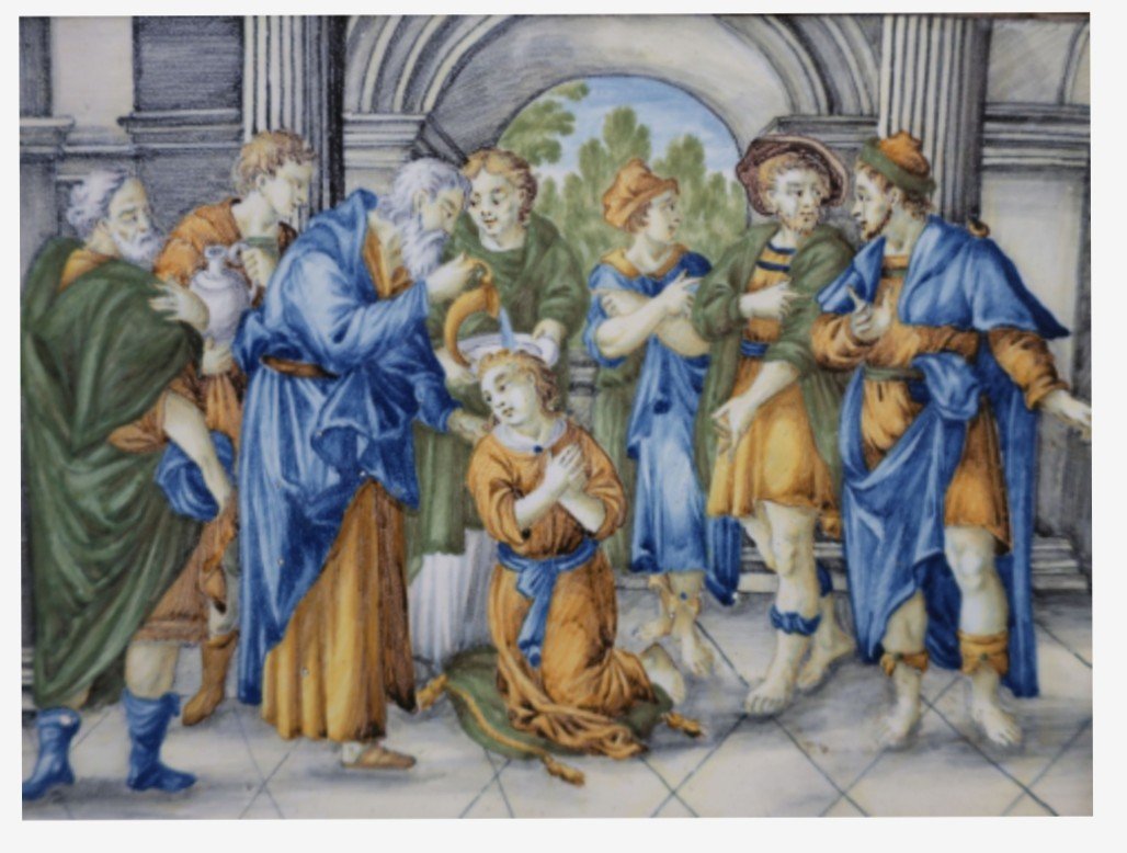 Proantic: Italy, Castelli: Rectangular Plate...