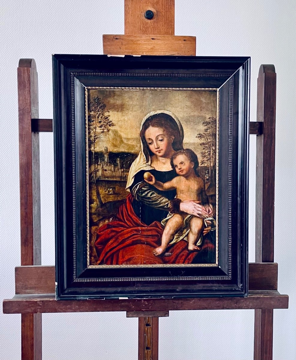 Proantic: Virgin And Child Entourage Of The Master With The Parrot (15