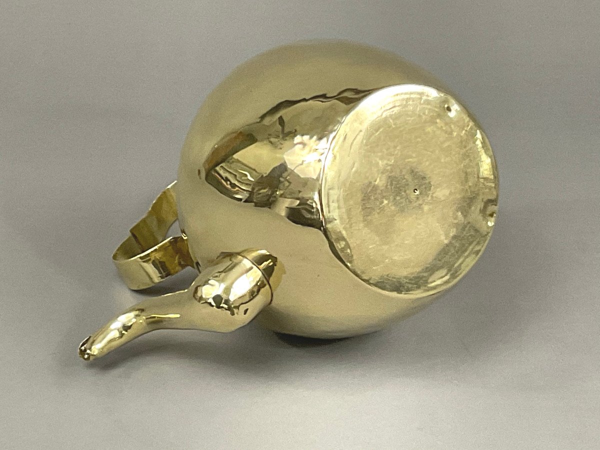 Proantic: 18th Wrought Brass Kettle