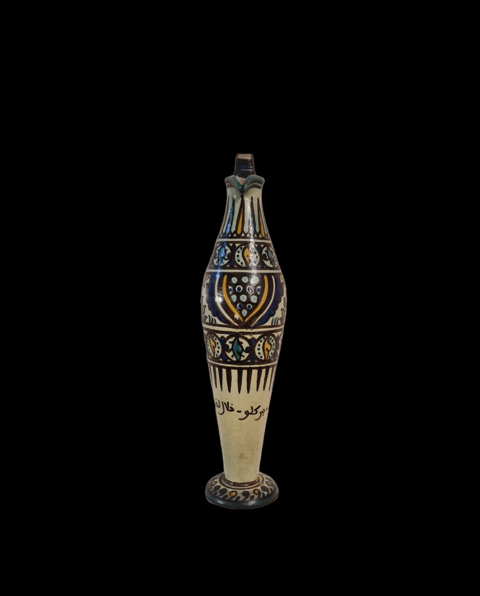 Proantic: Pierre De Verclos, Large "chianti", Tunisia Nabeul (oriental