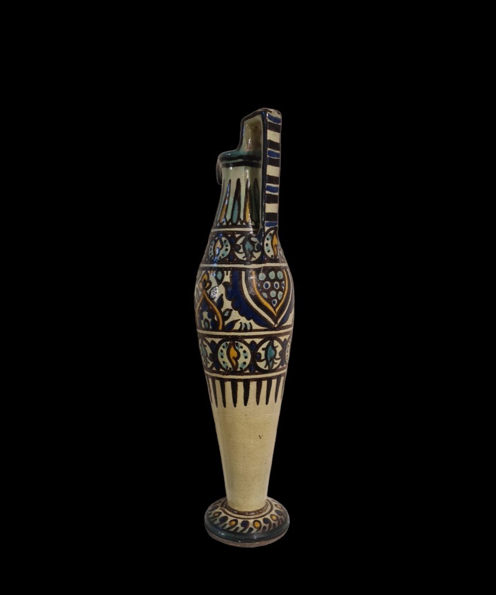 Proantic: Pierre De Verclos, Large "chianti", Tunisia Nabeul (oriental