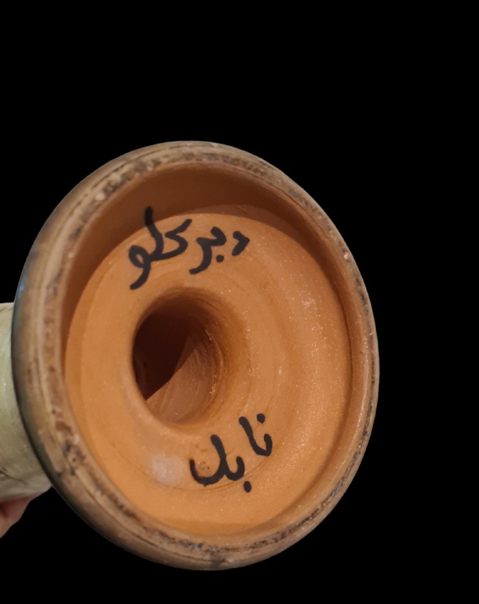 Proantic: Pierre De Verclos, Large "chianti", Tunisia Nabeul (oriental
