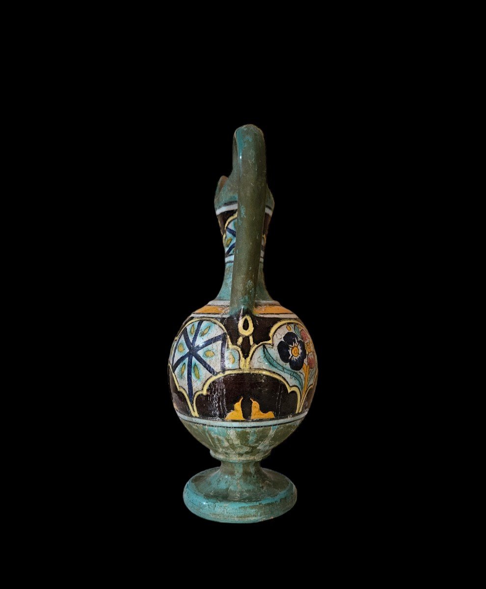 Proantic: El Kharraz Nabeul - Ewer Pitcher Oriental Pottery, Early 20t